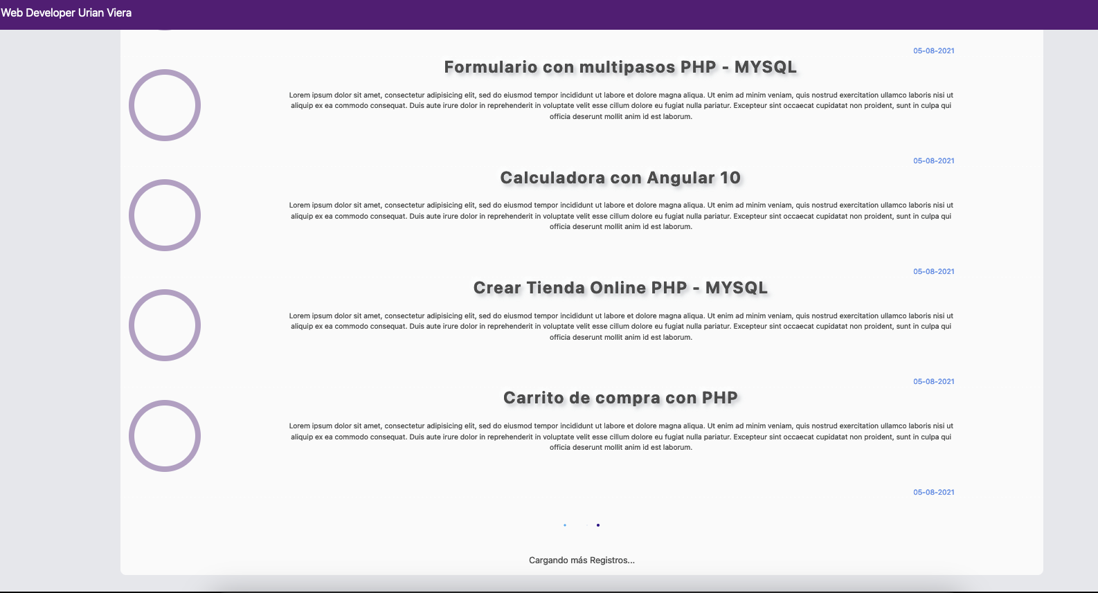 Desplazamiento Dinámico: Carga Eficiente de Registros mediante Scroll con PHP y JavaScript ...